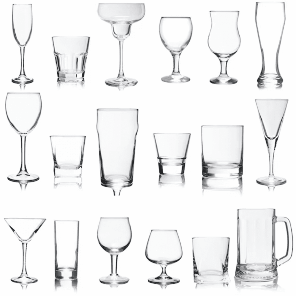 All Purpose Glass Collection | Party Line Rentals, Westchester New York